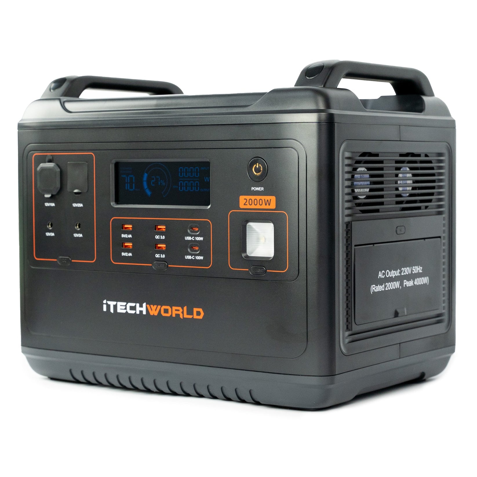 iTechworld PS2000 2000W Portable Power Station | 160Ah Backup – Voltage Electrical Supplies