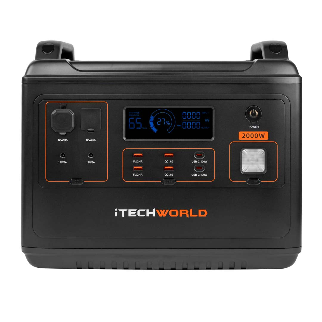 iTechworld PS2000 2000W Portable Power Station | 160Ah Backup – Voltage ...