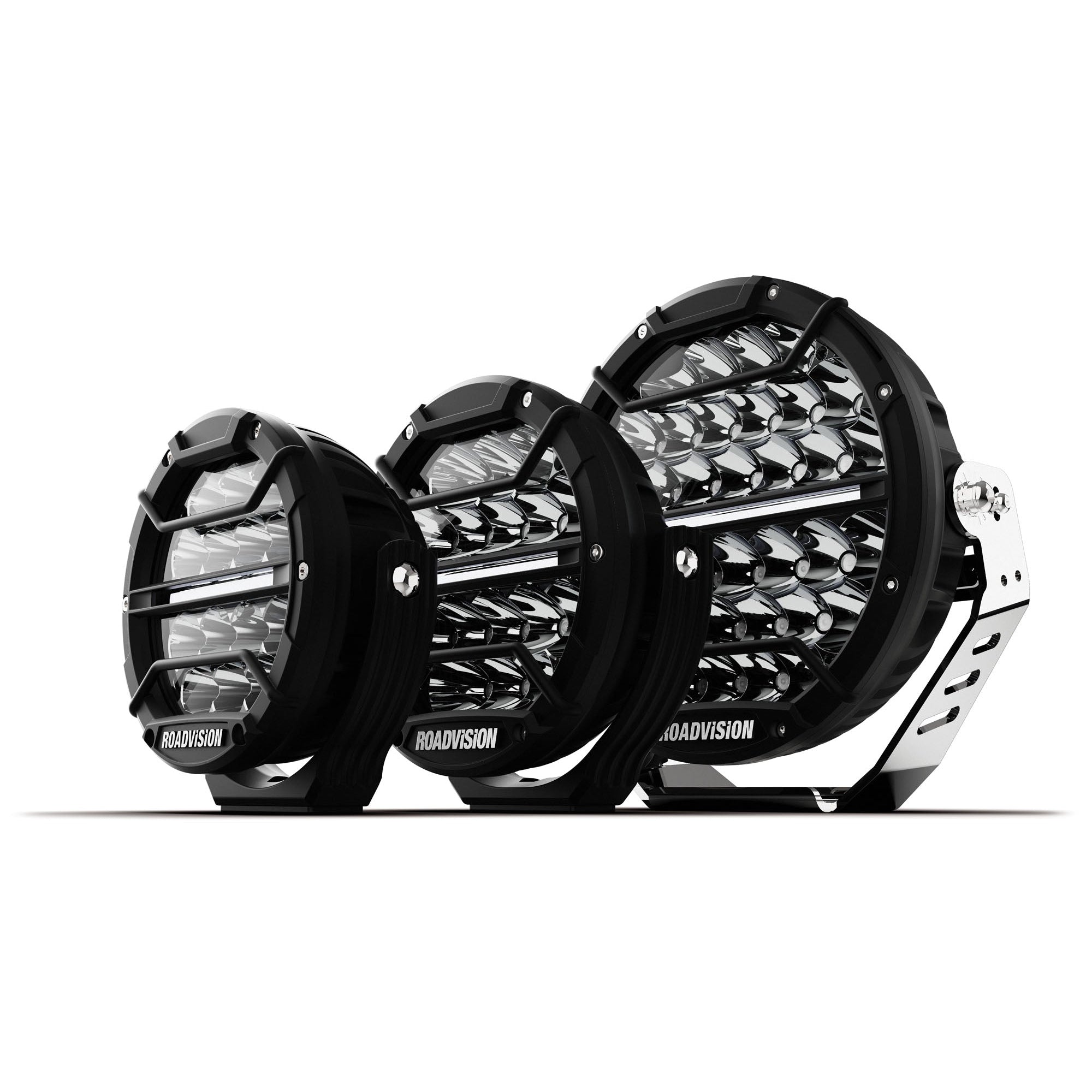 Roadvision Dominator DL2 9" LED Spotlights – 1450m Beam – Voltage ...